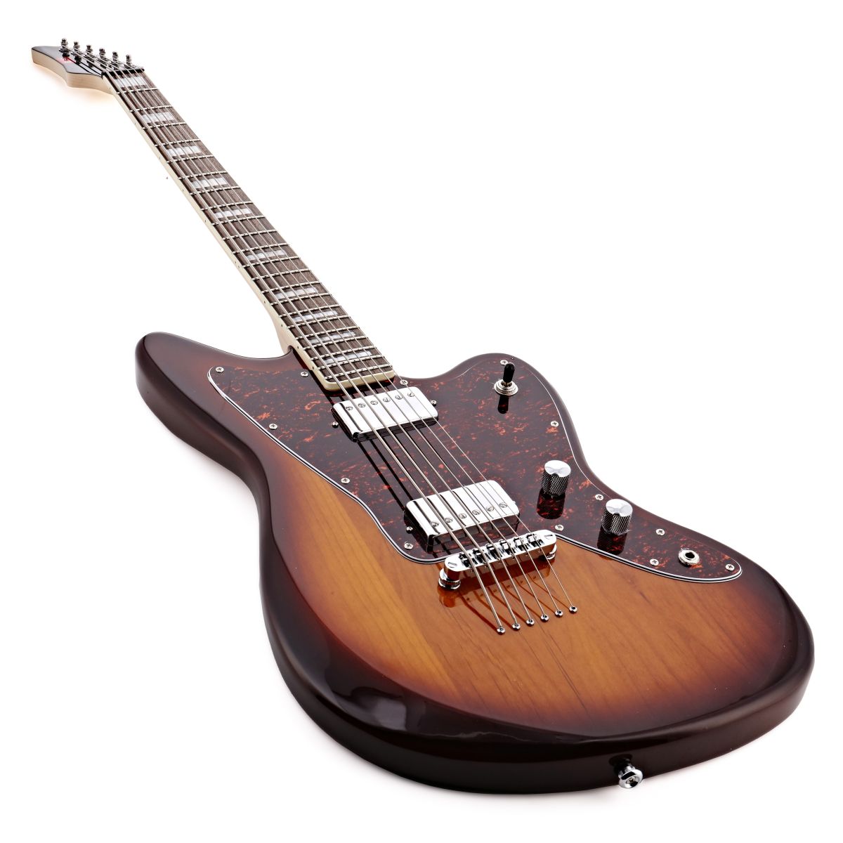 G4M 638 Baritone Electric Guitar, Tobacco Sunburst - G4M