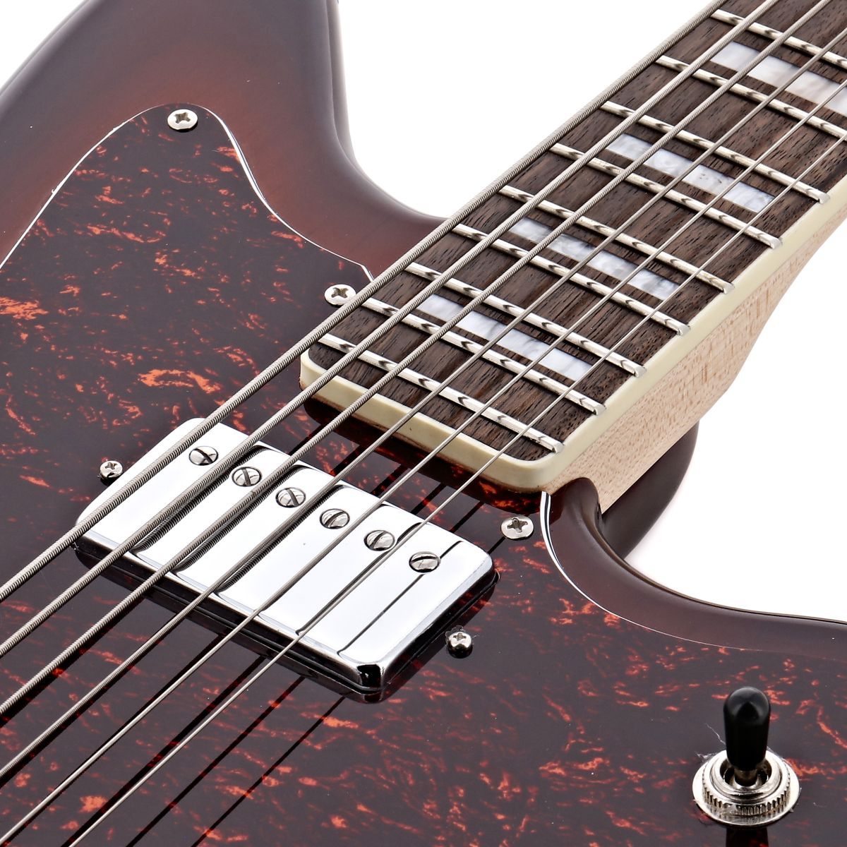 G4M 638 Baritone Electric Guitar, Tobacco Sunburst - G4M