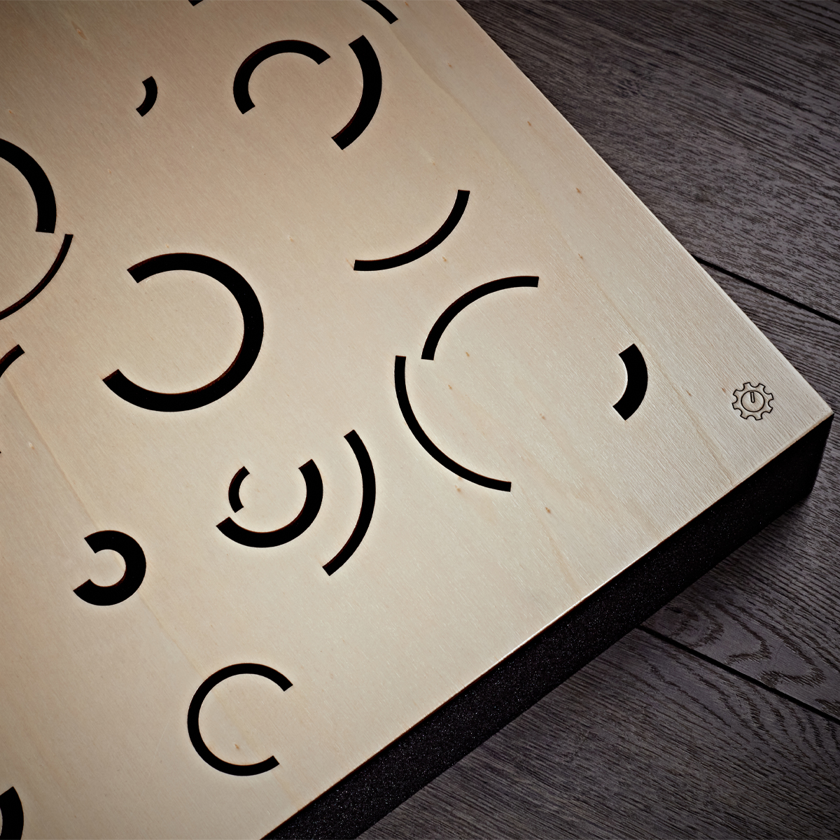 G4M Acoustics Curves 60 x 60cm Panel, Poplar - G4M