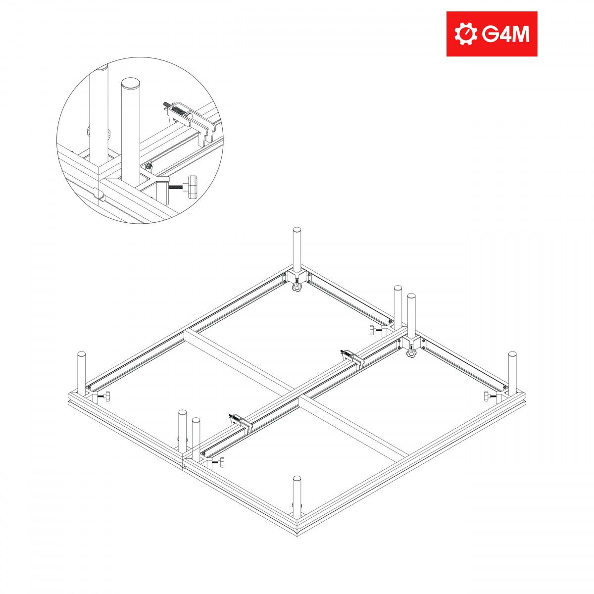 G4M Pro Stage Platform Clamp - G4M